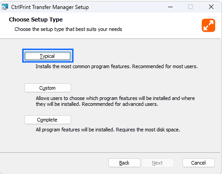 How to Install Transfer Manager for Windows